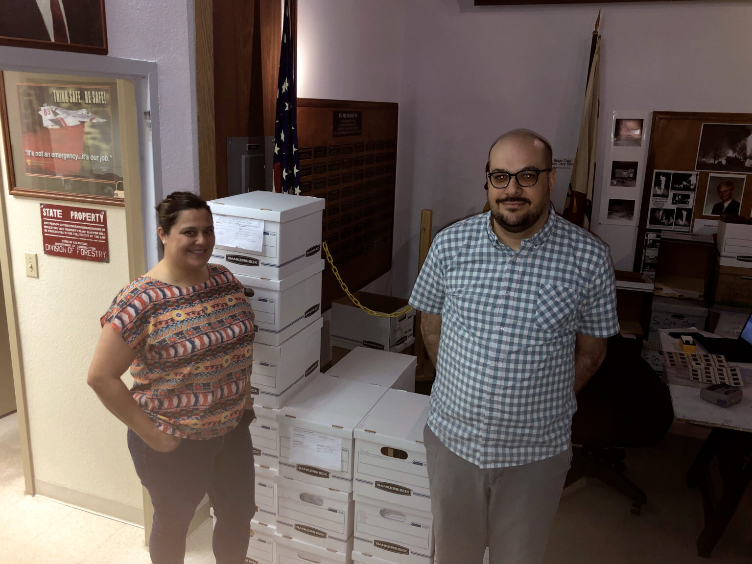 Preservation work at the museum - Cal Fire Museum